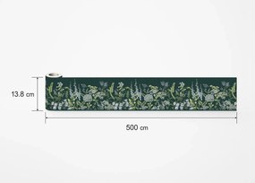 Samolepící bordura na zeď Květy Vikve na Brunšvické Zelené | 5 m x 13.8 cm | DWB8523