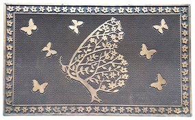 Gumová rohožka Bronzový motýl