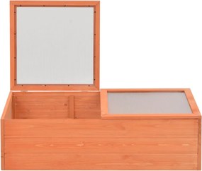 Skleník dřevěný 100 x 50 x 34 cm 170647