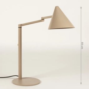 Stolní designová lampa Florentia Taupe