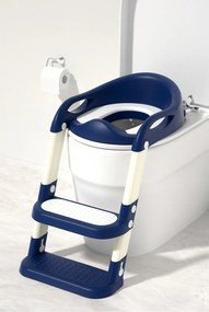 Dětské schůdky 02 s nástavcem na WC modré