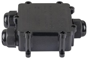 LA 1009169 DASAR® L svítidlo do země, asymetrické, 3000K, 70°/40°, IP65/IP67, hranaté, nerezová ocel / černá - BIG WHITE (SLV)