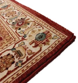 Koberce Breno Kusový koberec PRAGUE 482/IB2R, Červená, Vícebarevné, 67 x 120 cm