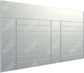 ACCEPT Hlavní orientační tabule ACS 015 (1018 x 656 mm) - stříbrná tabule