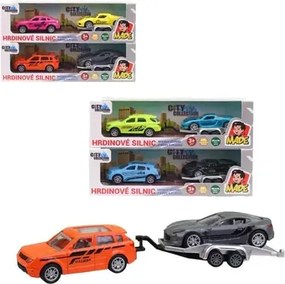 Auto s přívěsem / Kovové / 19 cm / od 3 let