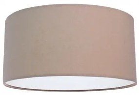 Timberlight Stojací lampa Luna béžová + bílý vnitřek + dřevěné nohy