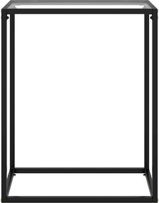 Konzolový stolek transparentní 60 x 35 x 75 cm tvrzené sklo 322803