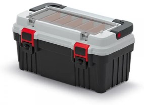 Kufr na nářadí s kovovým držadlem 47 × 25,6 × 23,8 cm, přepážky