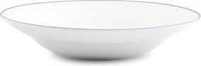 Bílý hluboký porcelánový talíř ø 23 cm Basic White – BonBistro