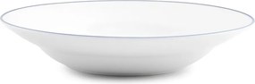 Bílý hluboký porcelánový talíř ø 23 cm Basic White – BonBistro