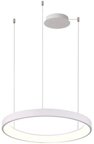 Azzardo Azzardo AZ5015 -LED Stmívatelný lustr na lanku AGNES LED/38W/230V pr. 48 cm bílá AZ5015