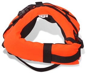 vidaXL Plovací záchranná vesta pro psa L oranžová