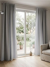 Sinsay - Zatemňovací závěs na řasící pásce - šedá