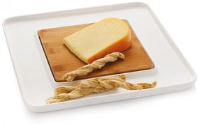 Maxwell and Williams Talíř na sýr hranatý 32x32 cm - WHITE BASICS