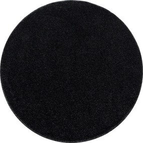 Tmavě šedý kulatý koberec ø 120 cm Ata – Ayyildiz Carpets