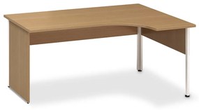 Ergonomický stůl ProOffice A 180 x 120 cm, pravý, buk