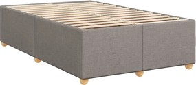Box spring postel s matrací taupe 120x190 cm textil 3286630