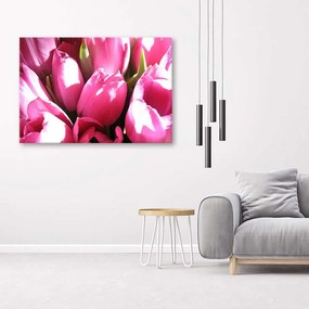Gario Obraz na plátně Kytice růžových tulipánů Rozměry: 60 x 40 cm