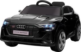 HOMCOM 12V Dětské Elektrické Auto Audi E-tron s Dálkovým Ovládáním, Bezpečnostním Pásem, Hudbou (MP3/USB/TF), Dětské Vozidlo pro Děti 3-5 Let, 3-5 km/