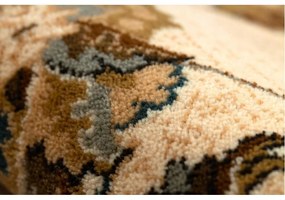 Vlněný kusový koberec Tari hnědý 170x235cm
