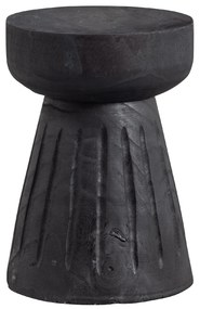 WOOOD Stolička BORRE černá 28cm 377153-Z