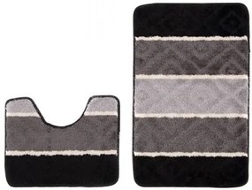 Sada koupelnových koberečků MULTI B5132 šedý