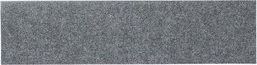 Schodové rohože samolepicí 30 ks 76 x 20 cm světle šedé obdélníkové 3365724
