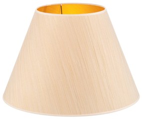 Stínidlo na lampu Sofia výška 31 cm, bílá/zlatá