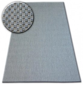 Kusový koberec Flat šedý 2 60x110cm