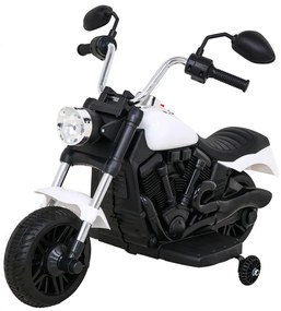 Dětská elektrická motorka Chopper V-Max Bílá