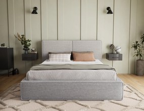 Pesillo postel + kovový rám/plynový píst/kontejner 140x200