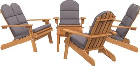 5dílná sada zahradního nábytku Adirondack masivní akácie 3152138