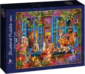 BLUEBIRD Puzzle Parapet s kočkami / 300 dílků / od 9 let