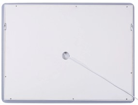 Koupelnové zrcadlo s LED osvětlením obdélníkové 60 x 80 cm WASSY Beliani