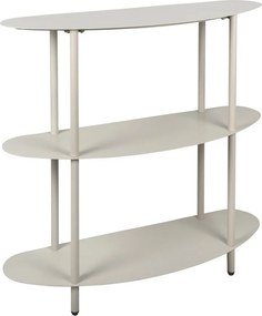 Šedý kovový regál 90x82x28 cm Riqueza – Leitmotiv