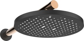 Invena Moonlight, sprchová souprava pod omítku, 2-funkční, černá-růžové zlato, INV-BS-77-014-V