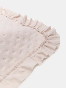 Sinsay - Prošívaná přikrývka na postel s volánem - béžová