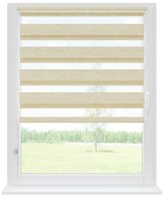 Roleta Den a Noc neinvazivní Premium Písek 34x150 cm