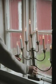 Markslöjd 706282 - Vánoční svícen GYLLING 7xE10/3W/230V mosaz
