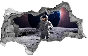 Wallmuralia Foto fotografie díra na zeď Astronaut 95x73 cm