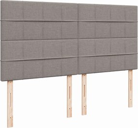 Box spring postel s matrací taupe 180x200 cm textil 3291751
