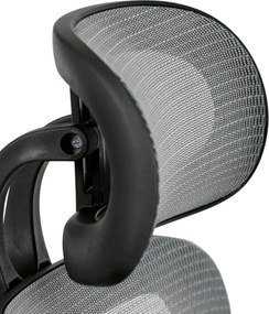 Ergonomická kancelářská židle LEXON - šedá síťovina