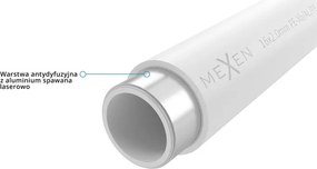 Mexen AL-L, PE-Xb/AL/PE trouba 32 x 3 mm, 50 mb - W97101-2632-50