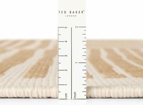 Ted Baker, Kusový koberec Ted Baker Haringey 106391 Natural White kruh, 200x200, béžová, chodba / předsíň
