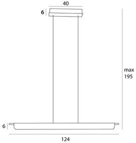 MAXLIGHT P0597 - LED Lustr na lanku JO-JO LED/40W/230V antracit