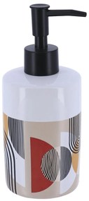 Dávkovač mýdla Trendy, kombinace barev/s černými prvky, 320 ml