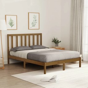 vidaXL Rám postele masivní dřevo 120 x 200 cm [3106764] Barva: medová hnědá
