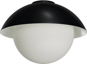 OS LUK60014 LUKIDA 3 stropní/nástěnné skleněné svítidlo černá / bílá IP65 3000 K 27W LED - OSMONT