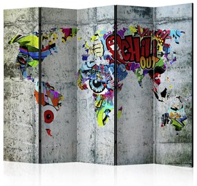 Paraván - Graffiti World [Room Dividers]