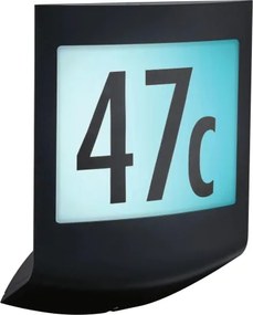 Paulmann 94513 - RGBW LED/8,2W IP44 Stmívatelné domovní číslo PADEA 230V